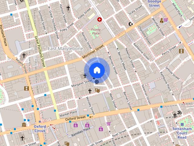 Wells Street, Fitzrovia & Covent Garden