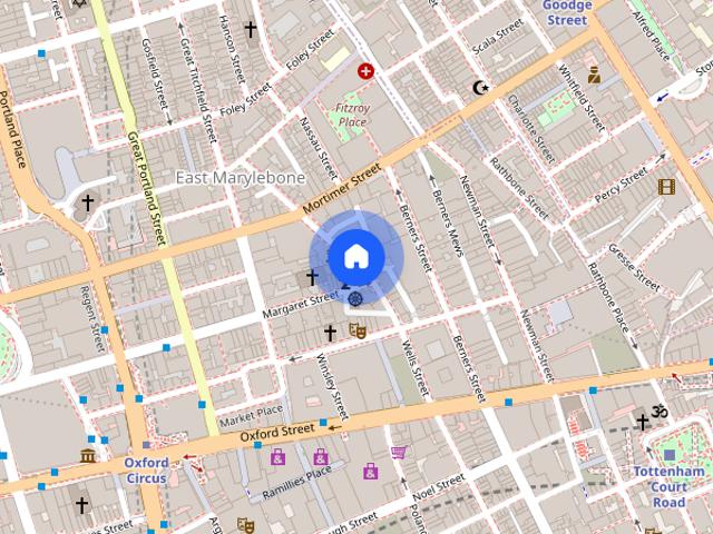 Wells Street, Fitzrovia, London, W1T