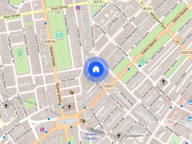 West Eaton Place, Knightsbridge, SW1X