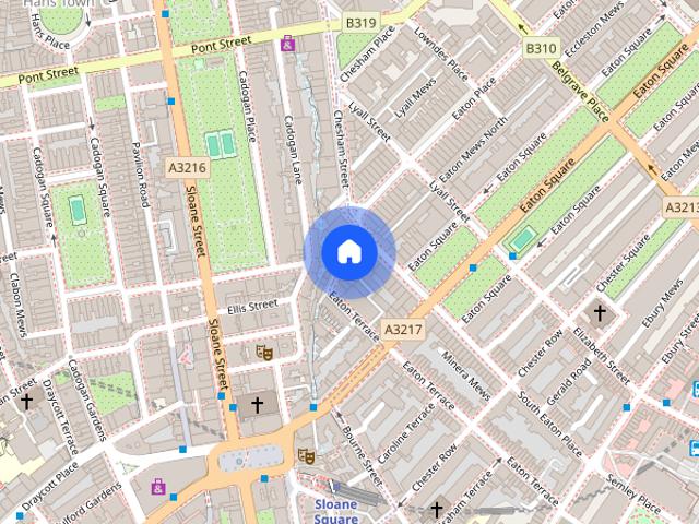 West Eaton Place, Sloane Square, Belgravia, SW1X
