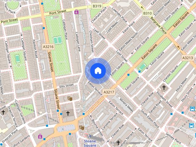 West Eaton Place, Sloane Square, Belgravia, SW1X