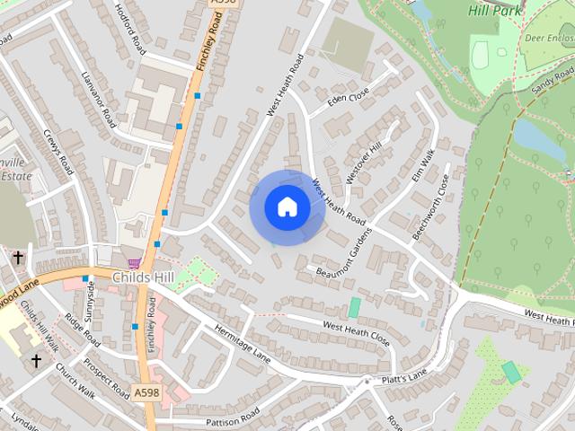 West Heath Road, Hampstead, London, NW3, United Kingdom