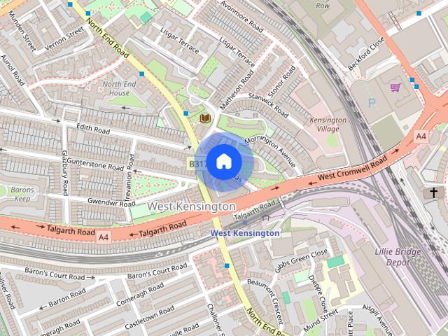 West Kensington Court Edith Villas LONDON W14 9AD