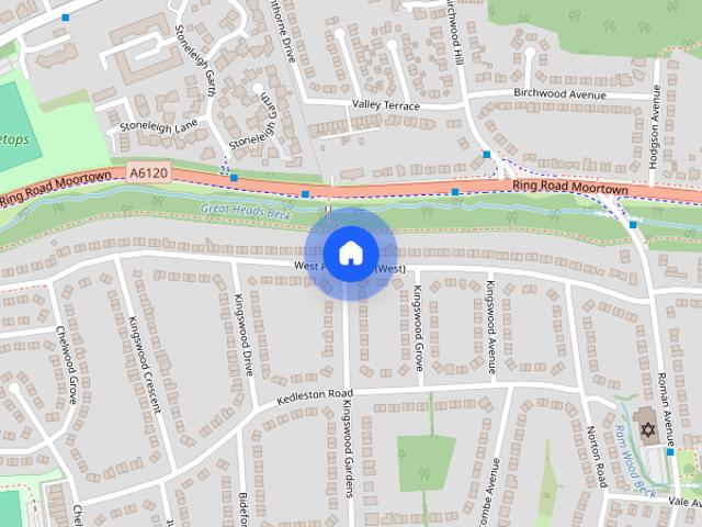 West Park Drive West, Leeds, West Yorkshire, UK, LS8