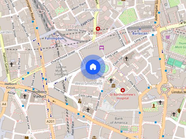 West Smithfield, London, EC1A