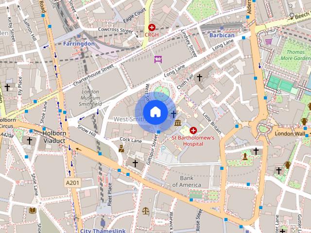 West Smithfield, London, EC1A