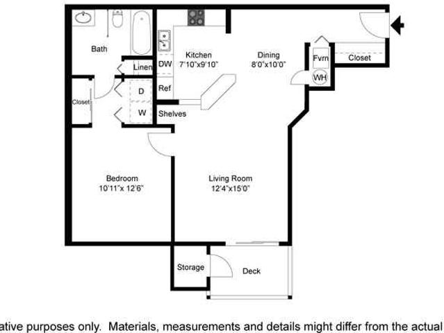 Westbrooke Apartments 2 Bedroom Apartment for Rent at 4001 Ep True Pkwy, West Des Moines, IA 50265