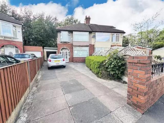 Westerton Road, West Derby, Liverpool 3 bed semi detached hous.