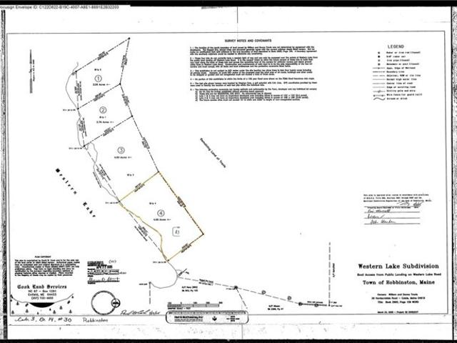 Western Lake Rd Lot,robbinston, Plot For Sale
