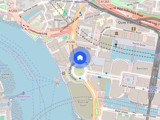 Westferry Road, Canary Wharf