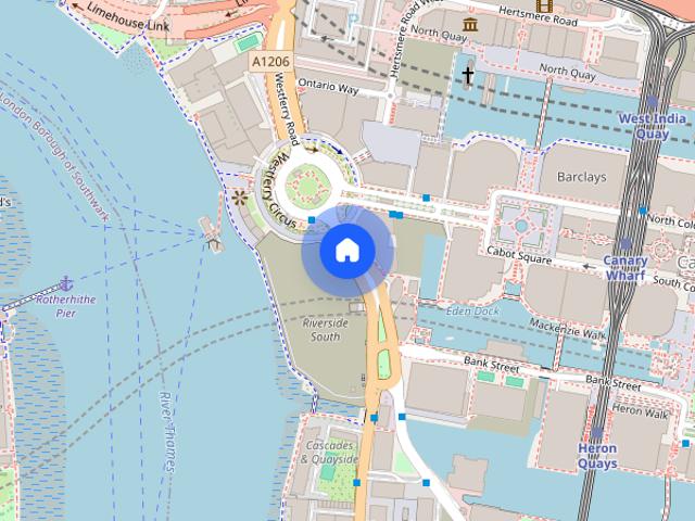 Westferry Road, Canary Wharf