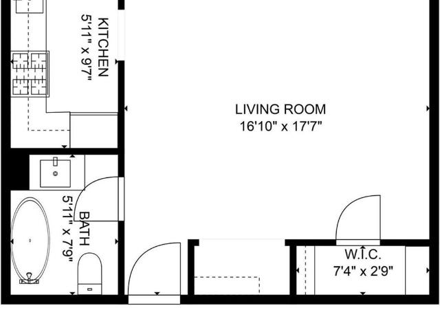 Westonia Studio Apartment for Rent at 2066 Nw Glisan St, Portland, OR 97209 Northwest District