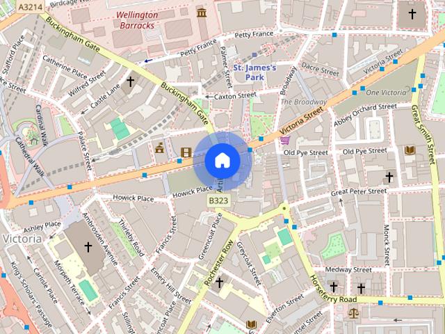 Westminster Palace Gardens, Pimlico and Westminster
