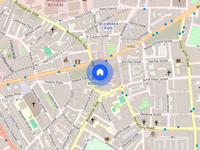 Westminster Palace Gardens, Pimlico and Westminster