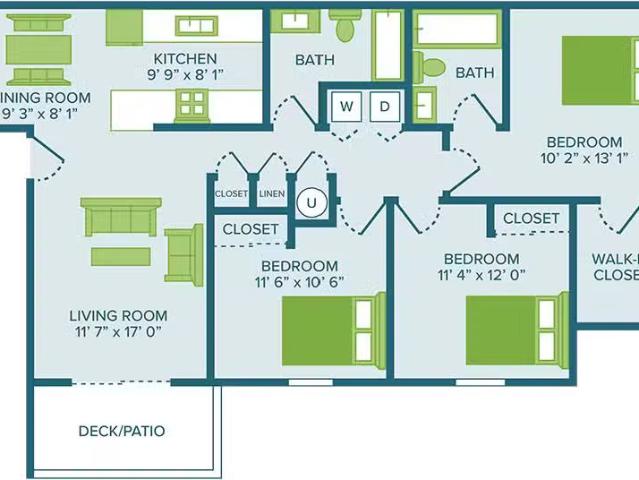 Westpark Apartments and Townhomes Redbud
