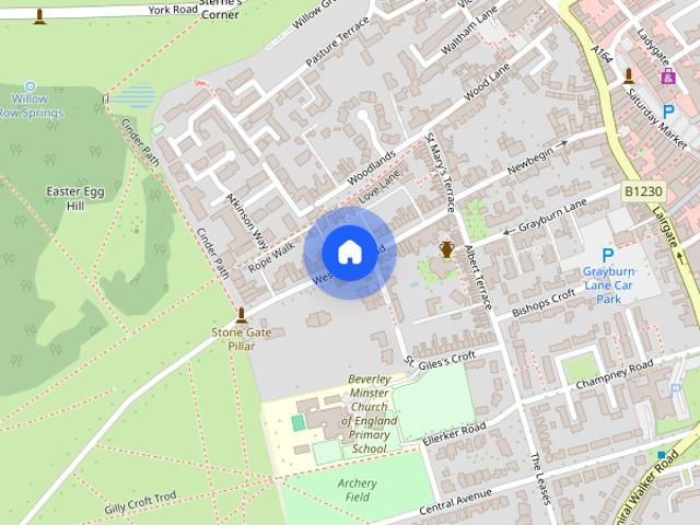 Westwood Road, Beverley, East Riding of Yorkshire, UK, HU17