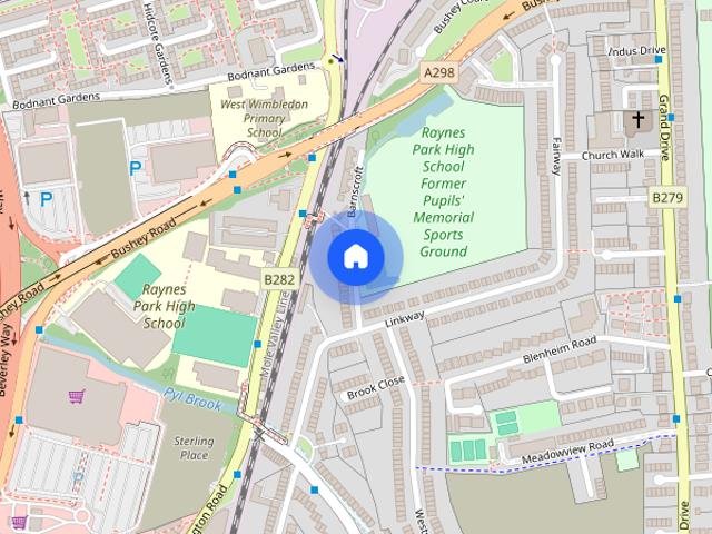 Westway Close, Raynes Park