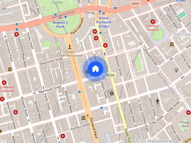 Weymouth Street, Bloomsbury, W1W