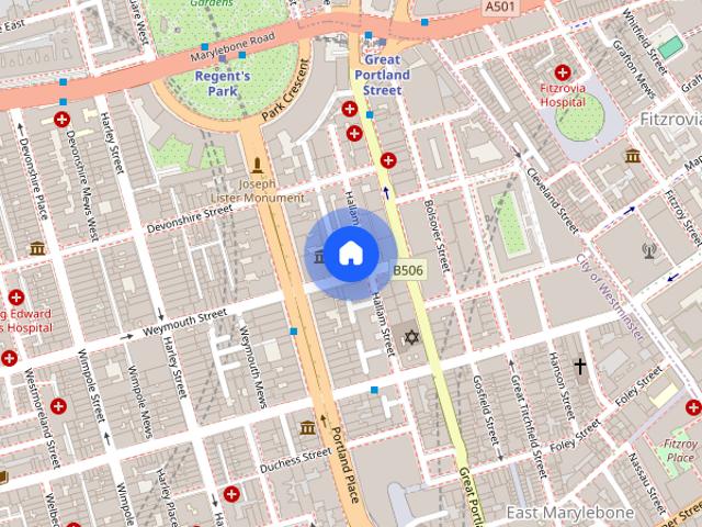 Weymouth Street, Marylebone, London, W1W