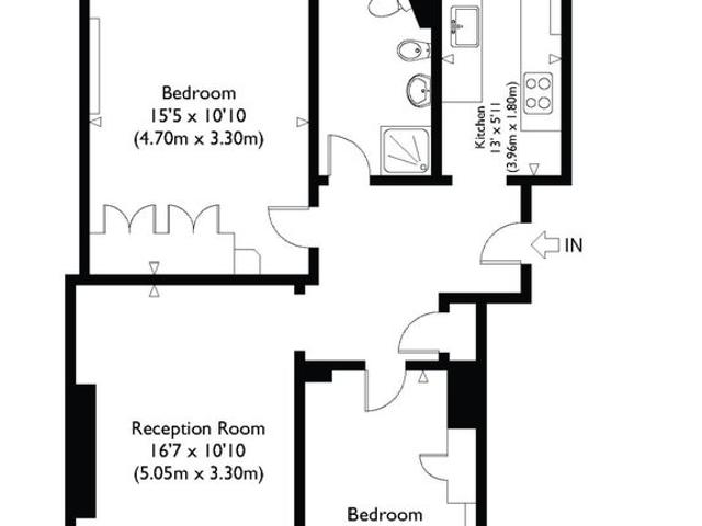 Whole 2 bed flat in Baker St opposite LBS