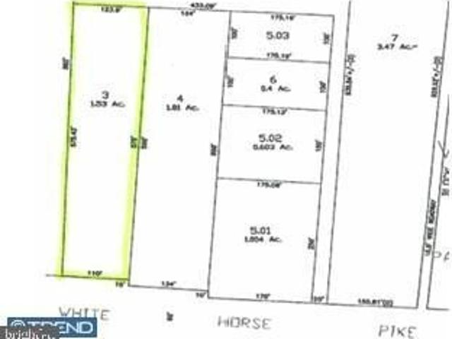 White Horse Pike, Atco, Plot For Sale