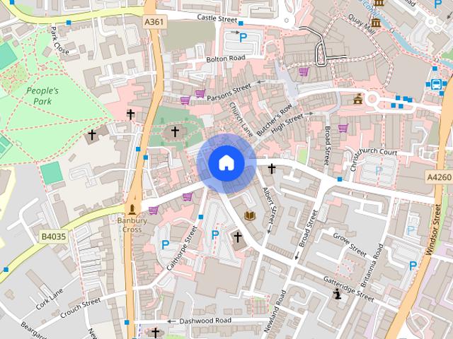 White Lion Apartments, Banbury town centre
