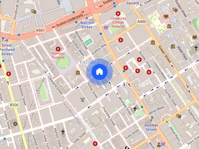 Whitfield Street, Fitzrovia, W1T