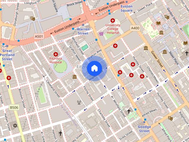 Whitfield Street, Fitzrovia & Covent Garden