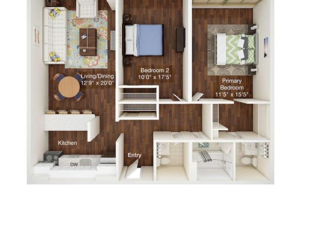 Whitney Towers 2 Bedroom Apartment for Rent at 2405 Whitney Ave, Hamden, CT 06518