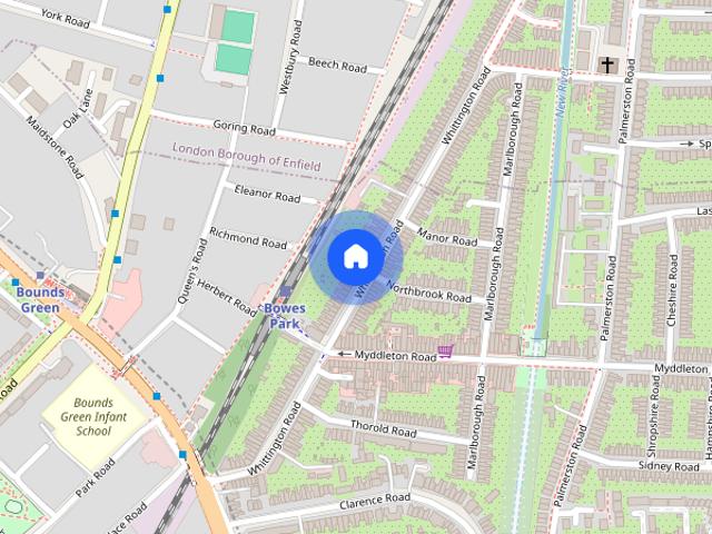 Whittington Road, Bowes Park, N22