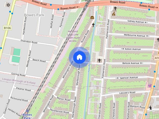 Whittington Road, Bounds Green N22