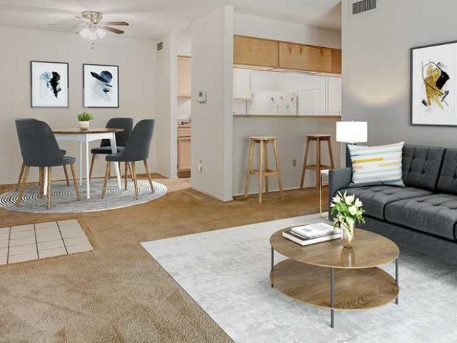 Whispering Lake 2 Bedroom Apartment for Rent at 10415 E 43rd St, Kansas City, MO 64133 Riss Lake