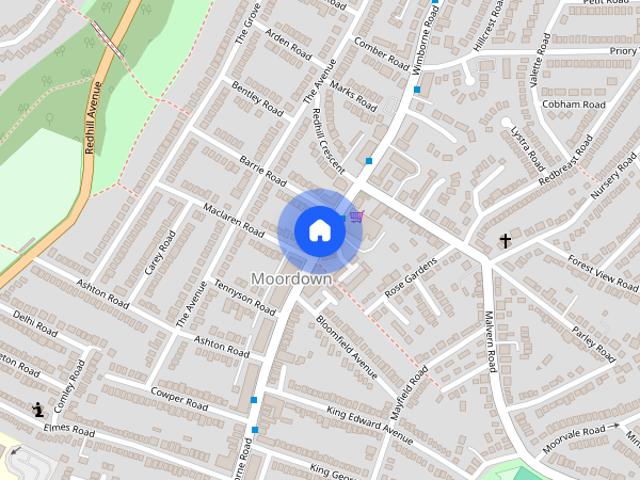 Wimborne Road, Moordown BH9