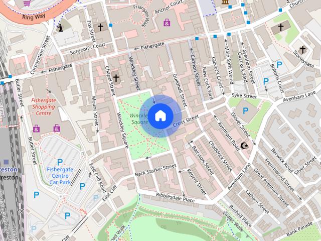 Winckley Square, Preston, Lancashire, PR1