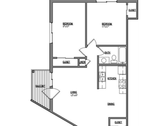 Windfield Estates 2 Bedroom Apartment for Rent at 10156 Lyndale Ave S, Bloomington, MN 55420