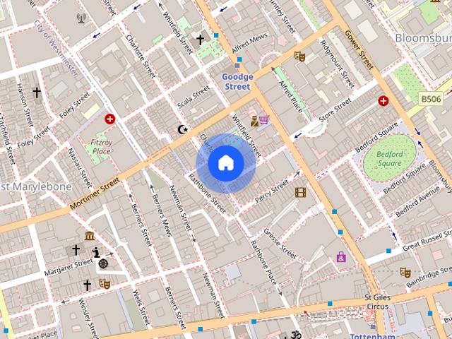 Windmill Street, Fitzrovia, London, W1T