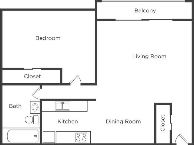 Wingate Apartments 1 Bedroom Apartment for Rent at 7700 49th Ave N, New Hope, MN 55428