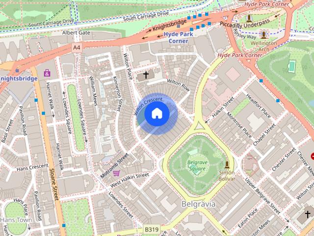 Wilton Crescent, Knightsbridge, SW1X