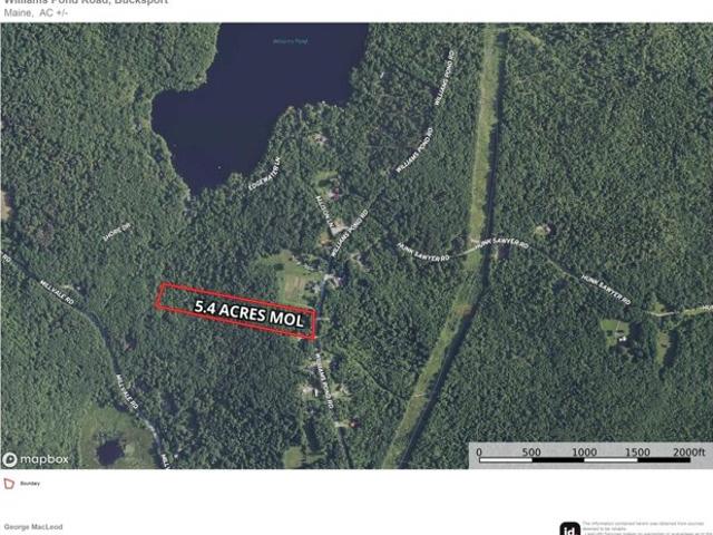 Williams Pond Rd, Bucksport, Plot For Sale