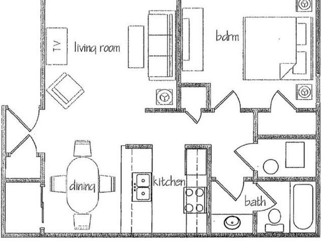 Willow Run Apartments 1 Bedroom Apartment for Rent at 5231 Sw West Dr, Topeka, KS 66606