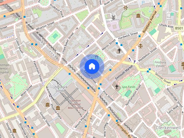 Wilmington Square, Clerkenwell, London, WC1X