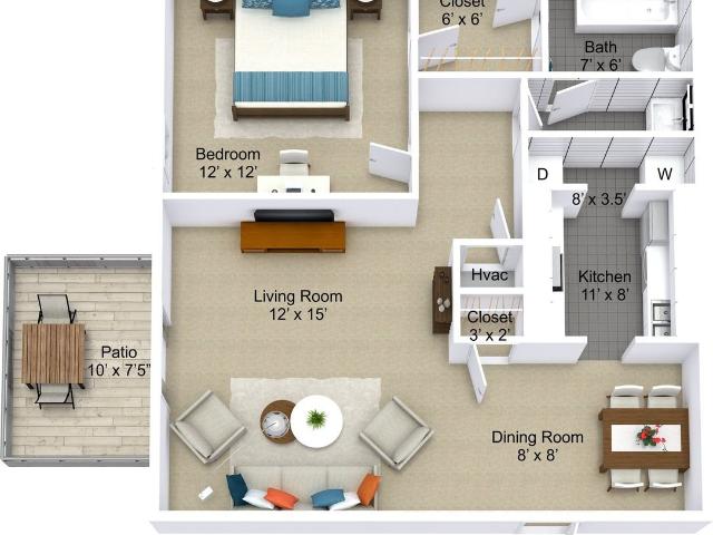 Woodbrook 2 Bedroom Apartment for Rent at 330 Woodbrook Dr, Gardendale, AL 35071