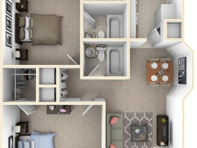 WOODS OF BROOKHOLLOW 1 Bedroom Apartment for Rent at 3253 Hillcrest Dr, San Antonio, TX 78201 Hillcrest