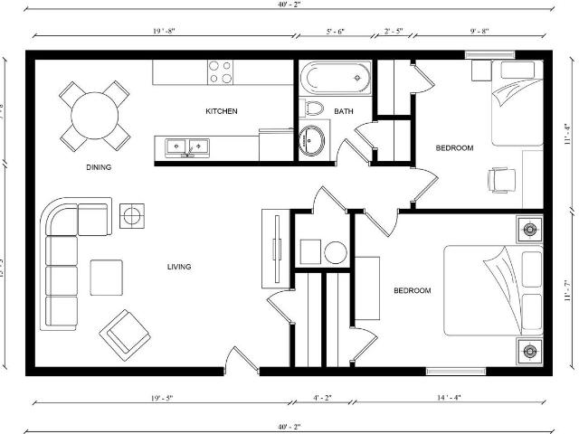 Woodsdale Apartments 2 Bedroom Apartment for Rent at 100 Eastland Dr, Woodruff, SC 29388