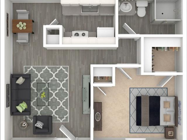 Woodside Flats 1 Bedroom Apartment for Rent at 13660 C F Hawn Fwy, Dallas, TX 75253