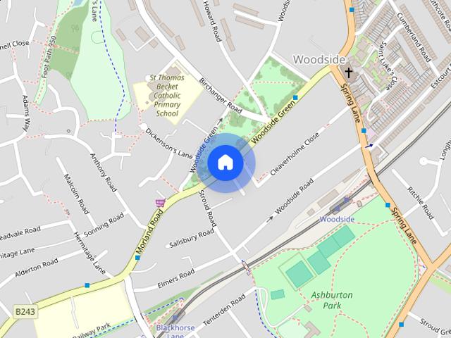 Woodside Green, Woodside
