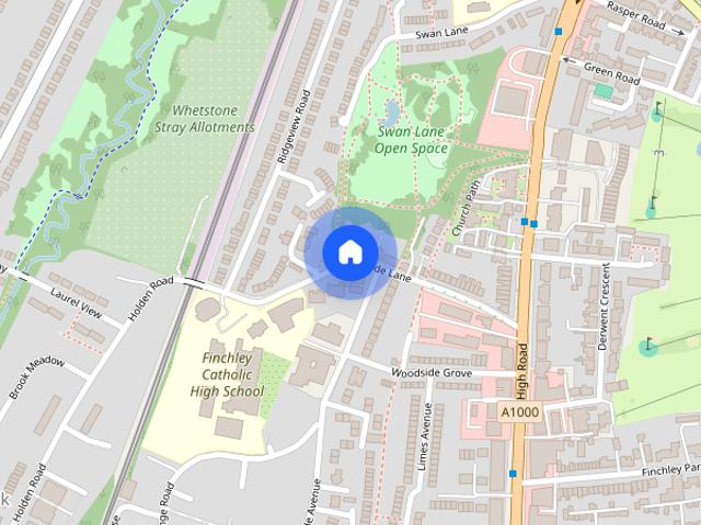 Woodside Lane, North Finchley, Barnet, London