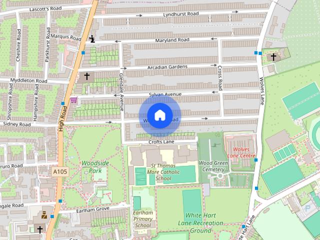 Woodside Road, N22, Wood Green, London, N22
