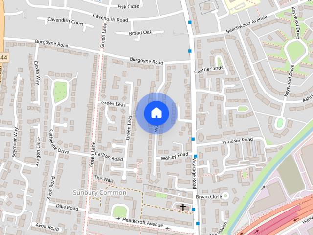 Wolsey Road, Sunbury On Thames, TW16
