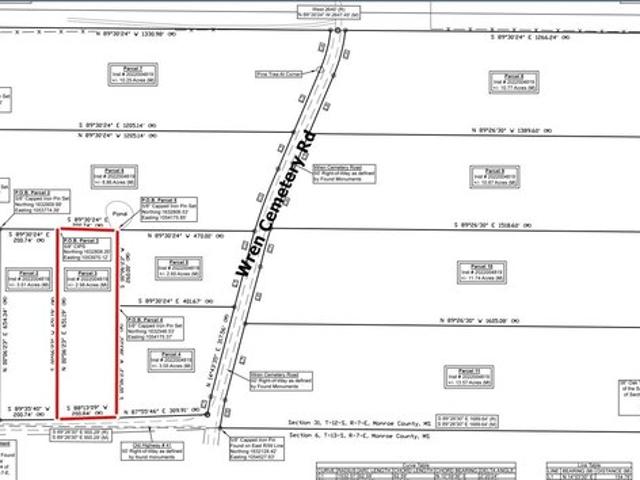 Wren Cemetery Rd Lot 3, Aberdeen, MS 39730